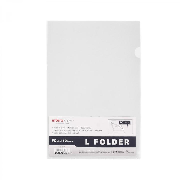 InterX Folder LFX-100F Map L F4 ( 1 Pack - 12 Pcs ) ( IRRA STORE ...