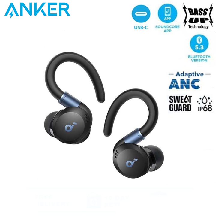 Anker A3968 Soundcore Sport X20 True-Wireless Workout Earbuds With ...