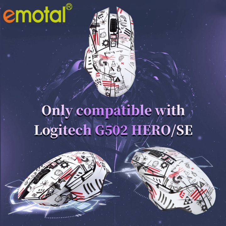 Emotal Mouse Sticker for Logitech G502 Gaming Mouse Grip Tape for G502 ...