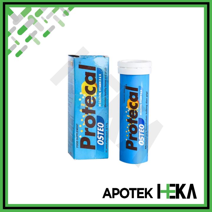 Protecal Effervescent Osteo 10 Tablet - Calcium dan Vitamin D | Lazada ...