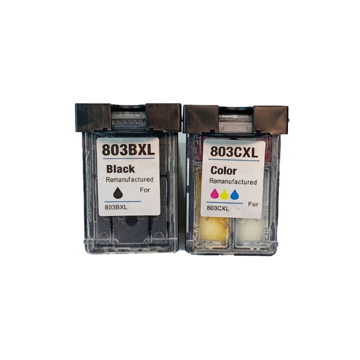 Yuan Empty Refill Edible Ink Cartridge With Chip For HP 803 803Xl ...