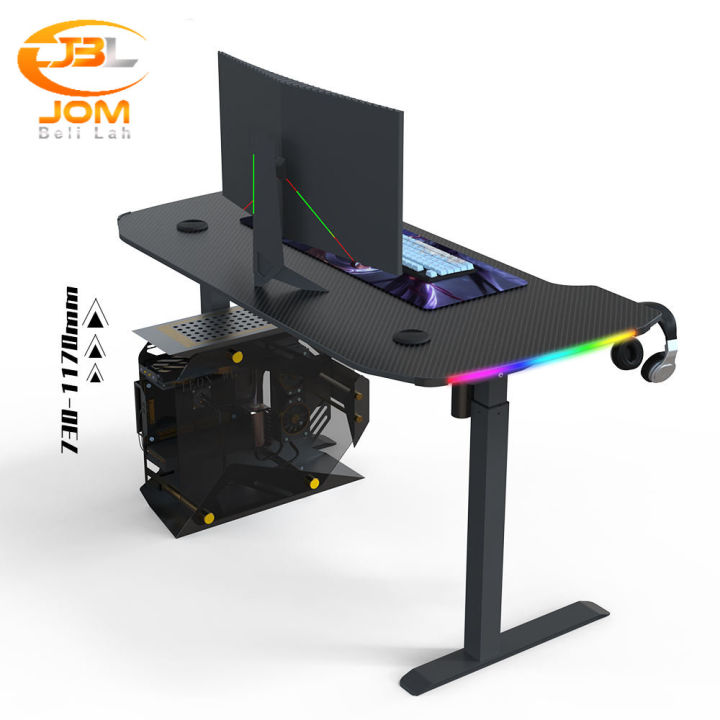 [JOMBeliLah] Adjustable Gaming Table 120cm / Office Table/ Study Table ...