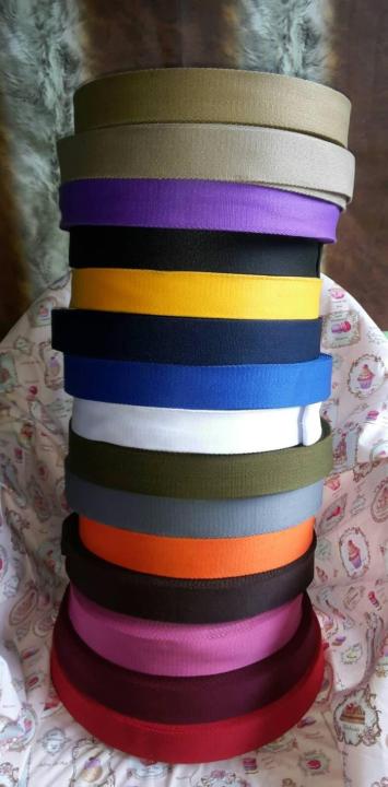 tali tas polyester HALUS TEBAL 2,5 cm per meter | Lazada Indonesia