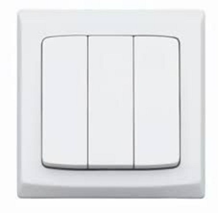 MK Electric 3 Gang/2 Way Wide Rocker Switch - S4783 | Lazada Singapore