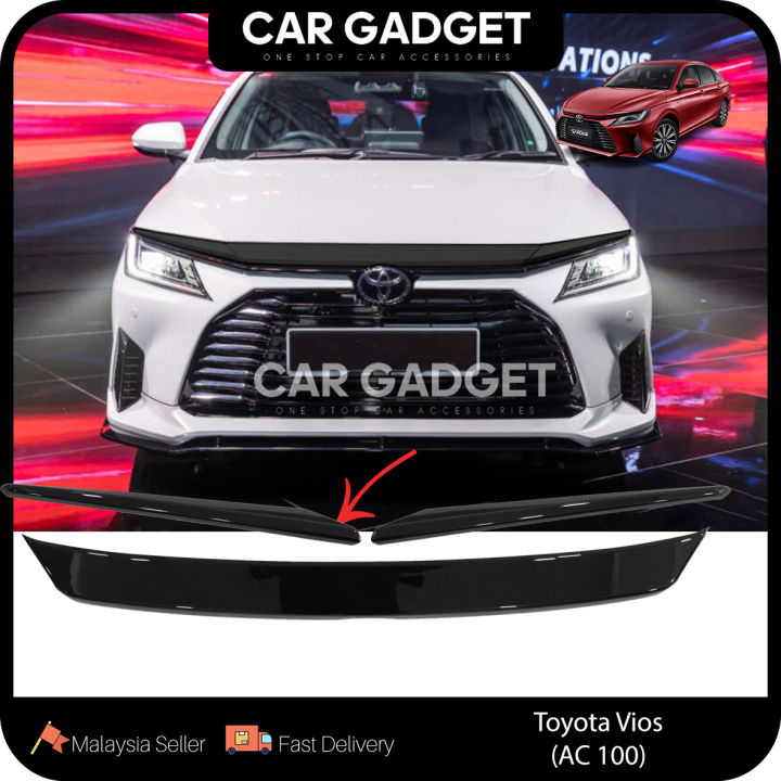 Toyota Vios AC100 4th Gen Front Bonnet Stylish Lining Protector Black ...