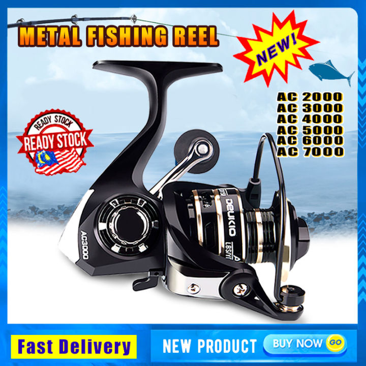 DEUKIO AC 2000-7000 Fishing Reel Metal Fishing Lure Reel Fishing and ...