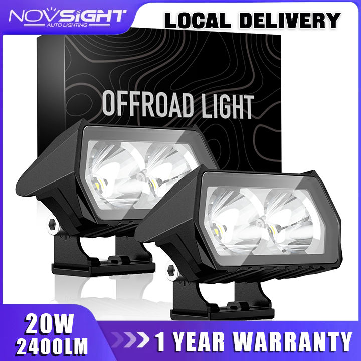 Novsight WL3 Laser Gun 20W 2400LM White For Motorcycle Jeepney Cars ...