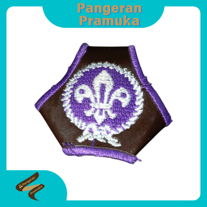 Ring Bordir Kalep Segitiga Kacu Wosm Ungu Pramuka | Lazada Indonesia