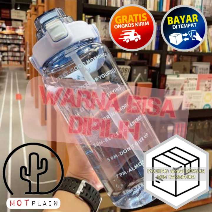 Botol minum 2 Liter Korea Transparant Waktu Kata Motivasi 2L / Botol ... Botol minum 2 Liter Korea Transparant Waktu Kata Motivasi 2L / Botol ...