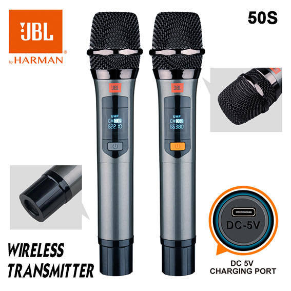 New Jbl Product Dynamic Microphone&Chargeable Wireless Microphone VM ...