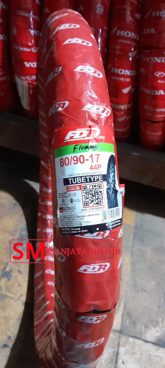 BAN LUAR FDR 80/90-17 FLEMMO | Lazada Indonesia