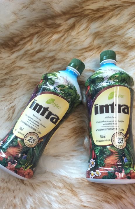 Bundle: 2 btl INTRA JUICE 950mL per bottle | Lazada PH