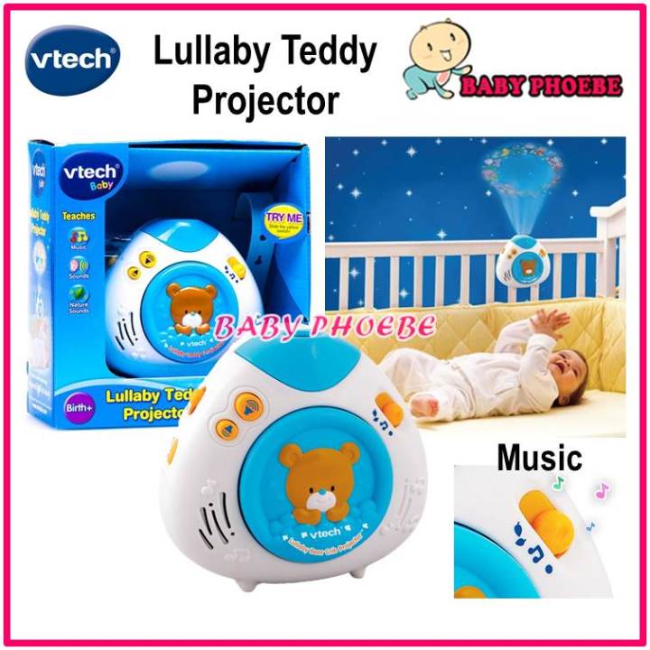 VTech Lullaby Teddy Bear Crib Cot Projector (1pc) | Lazada