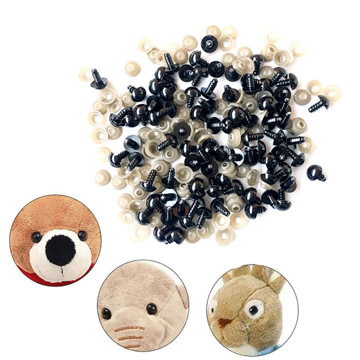 TESDFD Black Plastic DIY Safety Doll Eyes Toy Accessories Crafts Making ... TESDFD Black Plastic DIY Safety Doll Eyes Toy Accessories Crafts Making ...