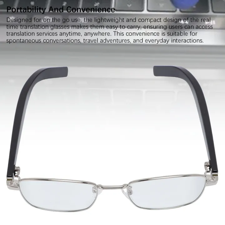 Smart Glasses Translator Portable Real Time Video Translating Glasses ...