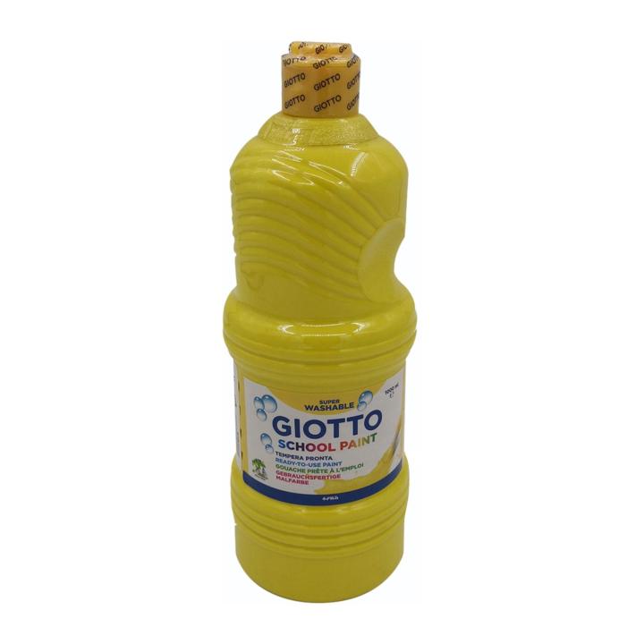 GIOTTO 535500 Washable Paint 1000 ML Yellow | Lazada
