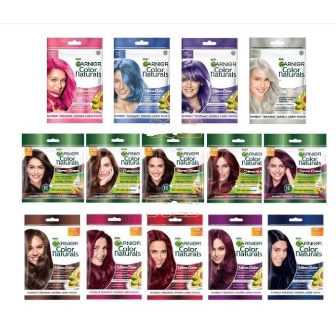GARNIER COLOR NATURALS ULTRA COLOR HAIR DYE COLOUR 20ML/30ML | Lazada