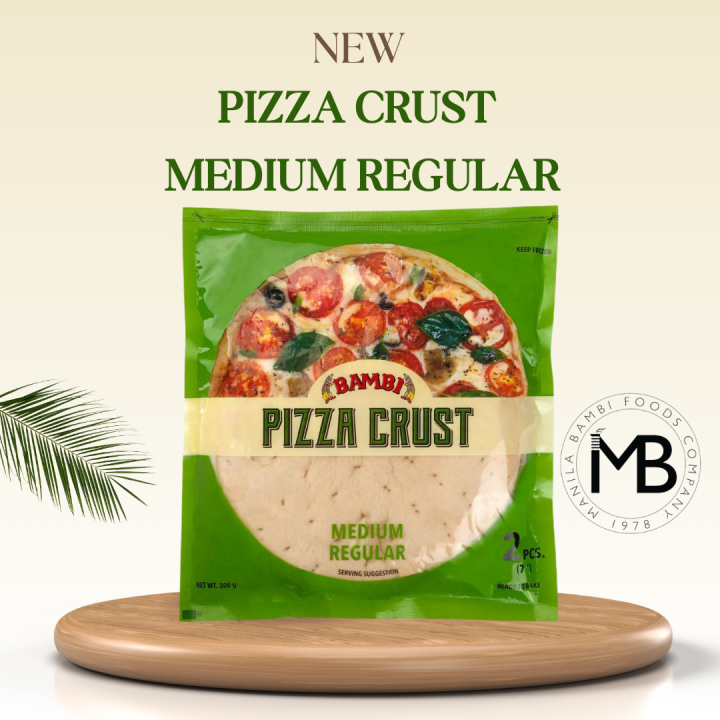 HALAL CERTIFIED!! Bambi PIZZA CRUST - MEDIUM REGULAR 7 inches - 280 ...