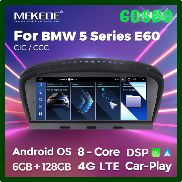 GDSBD Mekede 4G Car Radio Multimedia For BMW 5 Series E60 E61 E63 E64 E90 E91 E92 E93 Cc Carplay ...