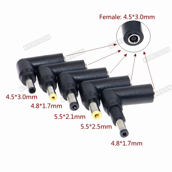 1 cái mới Ổ cắm điện một chiều 4.5x3.0 nữ để 5.5x2.5 5.5x2.1 4.8x1.7 4 ...