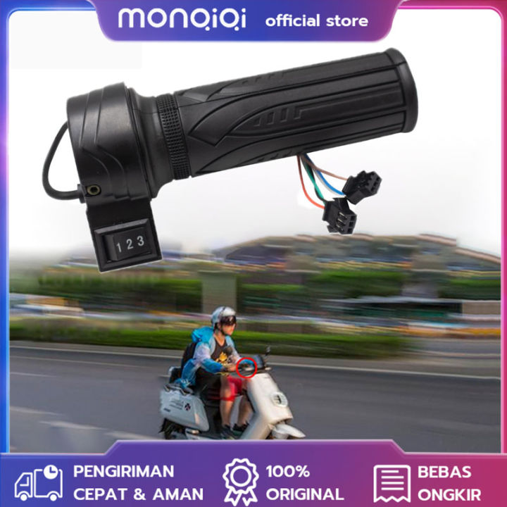 Handle Gas Sepeda Listrik /Pegangan throttle skuter /3 kecepatan ...
