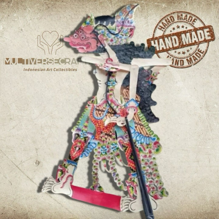 Wayang Alusan Kulit Sapi Asli PATIH SABRANG Motif 60cm Standar Dalang ...