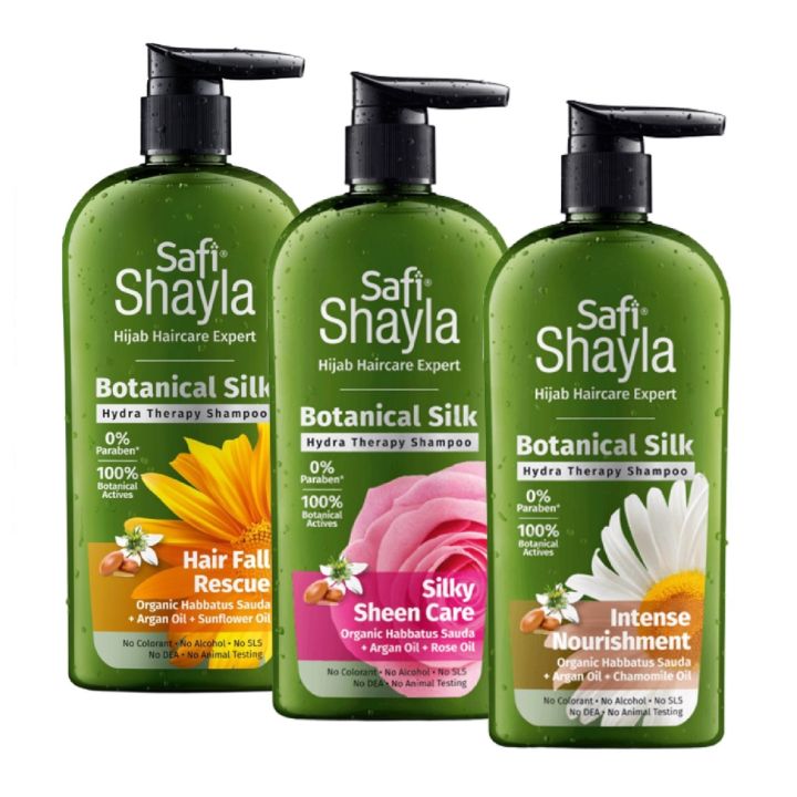 Safi Shayla Botanical Silk Shampoo (480g) – 3 Variants | Lazada