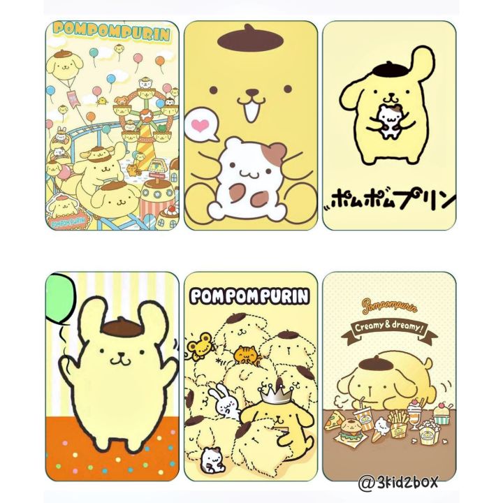 Pompompurin Ezlink Card Sticker Protector Cartoon Stickers | Lazada ...