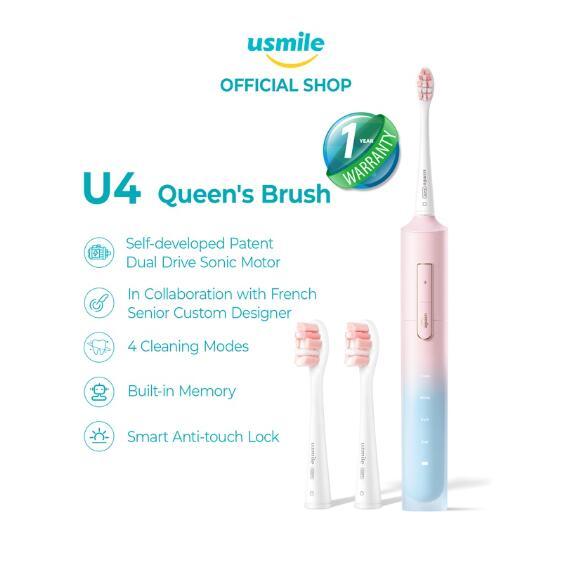 Usmile Queen's Devoted Love Sonic Electric Toothbrush Dual-drive ...