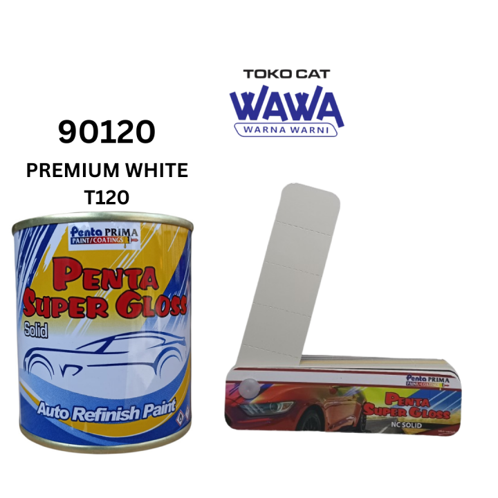 cat duco penta super gloss premium white T120 90120 1kg/ecer repack ...