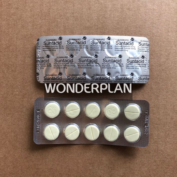 Wonder Plan Sunward Suntacid Chewable Tablet 10s 1 Strip | Lazada