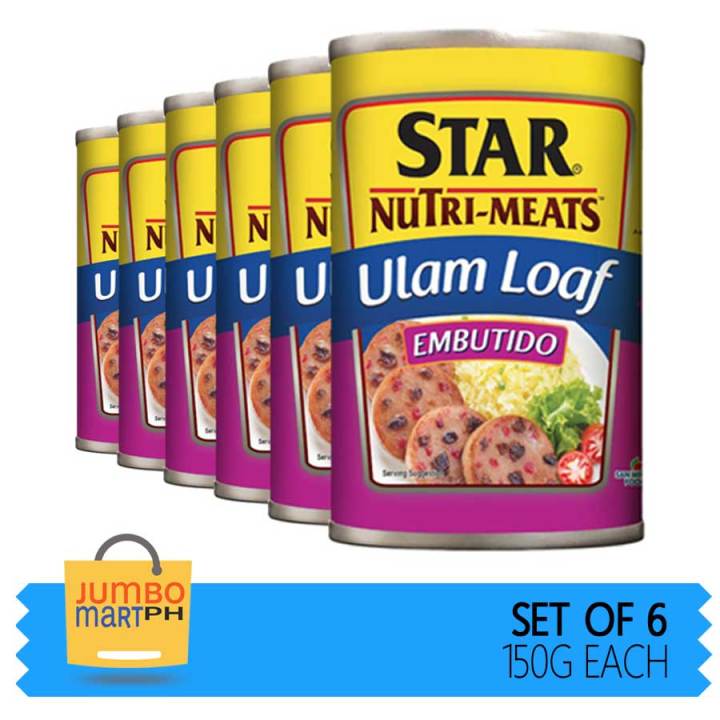 STAR NUTRI-MEATS ULAM LOAF EMBUTIDO 150G / SET OF 6 | Lazada PH