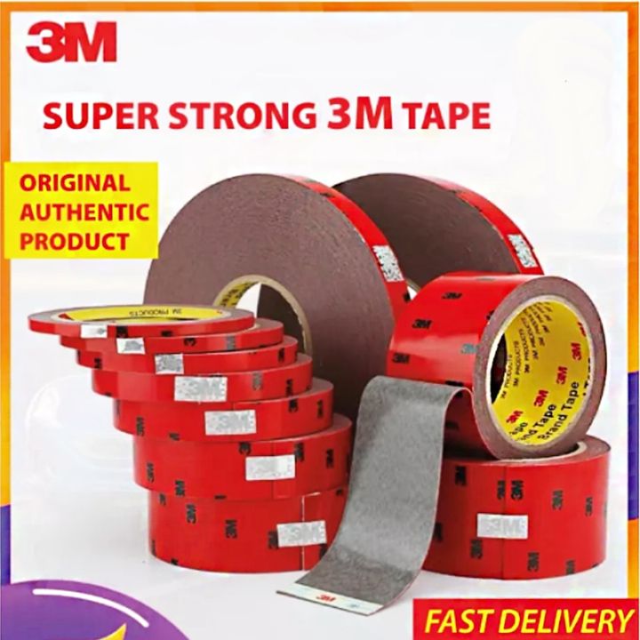 6mm-80mm 3M SUPER STRONG DOUBLE SIDED TAPE / Bike Bicycle Car Vehicele tape / WATERPROOF ...