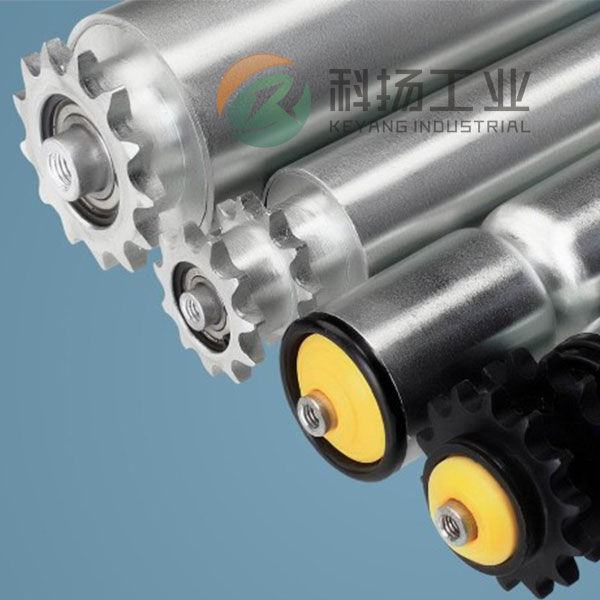 Double-chain gear power roller galvanized stainless steel roller power ...
