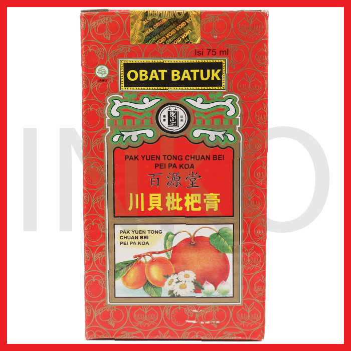 PAK YUEN TONG CHUAN BEI PEI PA KOA OBAT BATUK 75ML | Lazada Indonesia