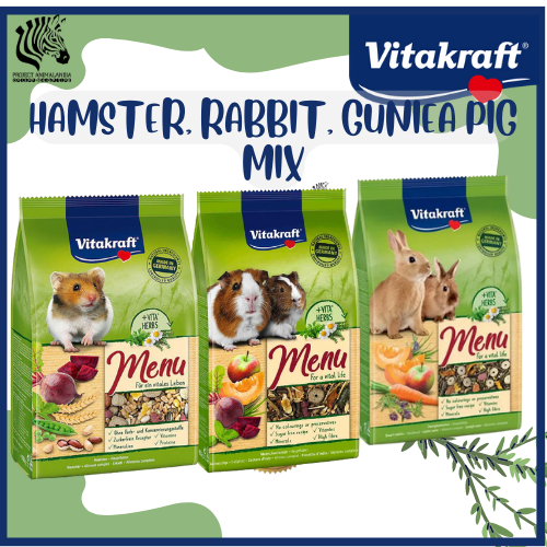Vitakraft Vital Menu Rabbit Food Hamster foodmix, Guiniea pig food ...