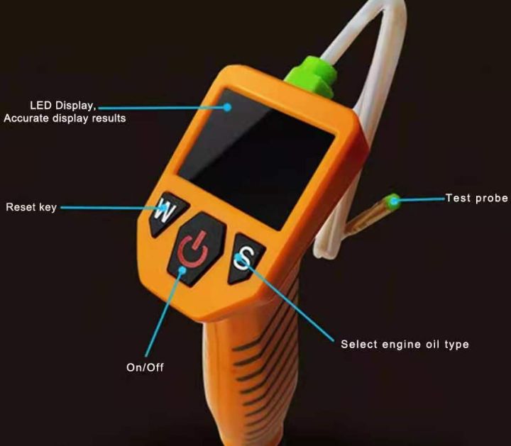 Alat Ukur tes kualitas Oli mesin Engine oil tester Digital | Lazada ...