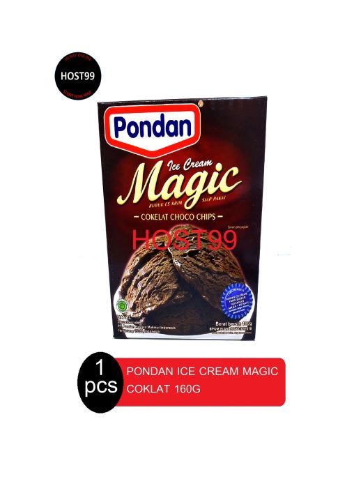 BUBUK ES KRIM INSTANT ICE CREAM MAGIC CHOCOLATE COKLAT PONDAN 160G ...