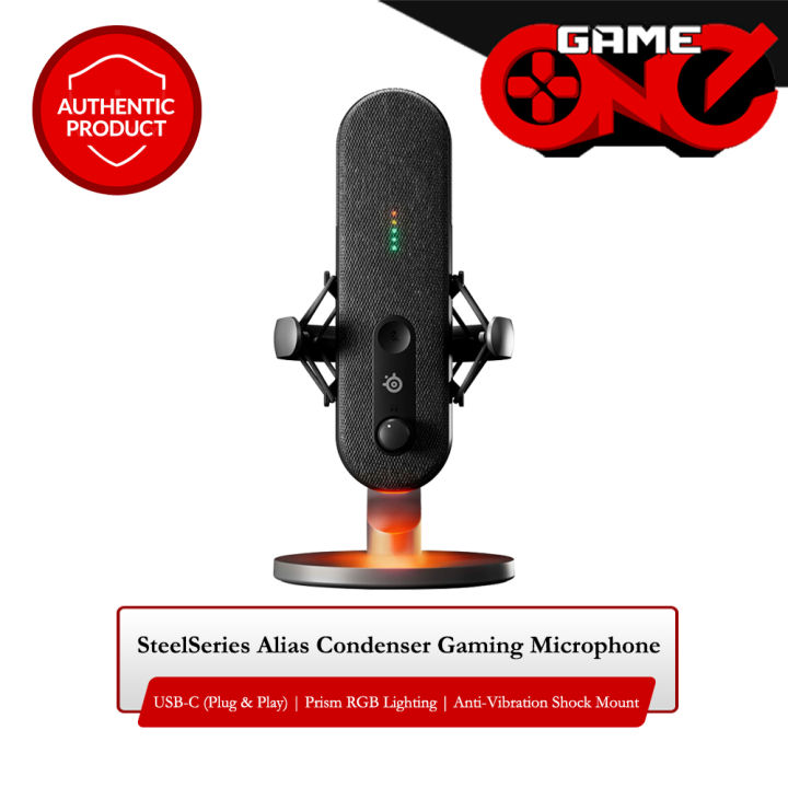 SteelSeries Alias USB C Condenser Gaming Microphone | Lazada PH