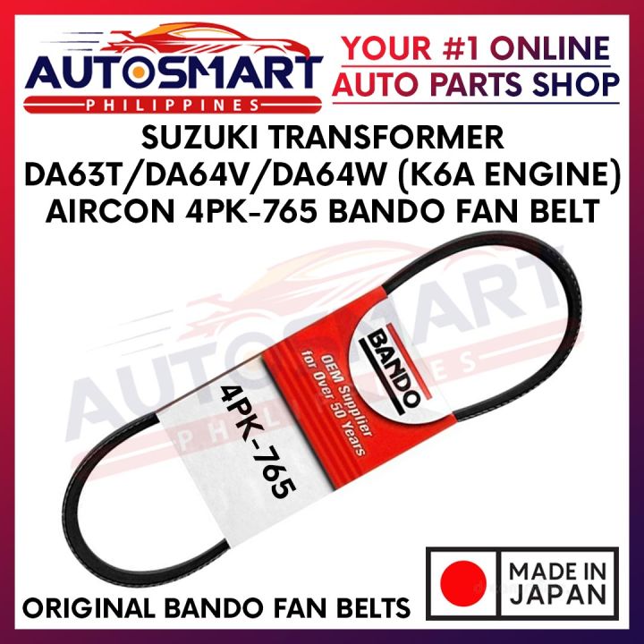 Suzuki Transformer DA63T/DA64V/DA64W K6A Aircon Fan Belt Bando Japan ...