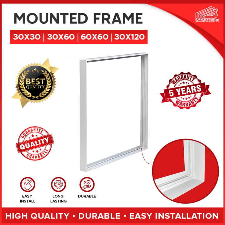 Surface Mount Frame for LED Flat Panel Light - Aluminum Surface ...
