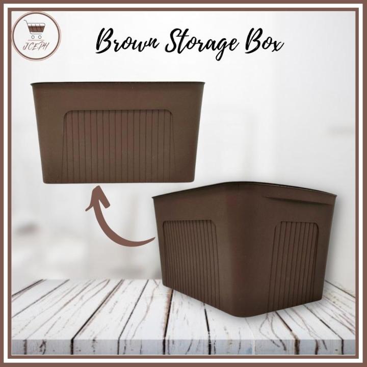 BROWN STORAGE BOX ORGANIZER / SPACE SAVER BOXES / BROWN COLOR STORAGE ...