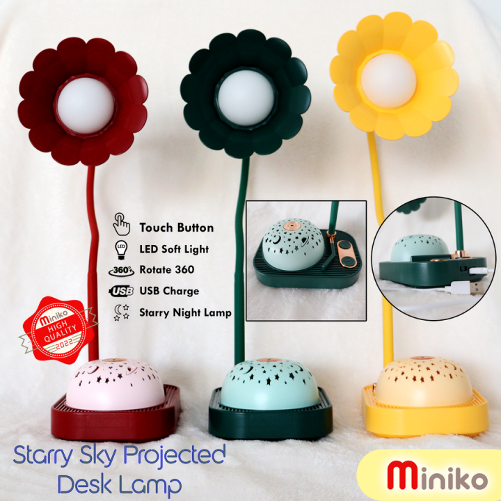 Lampu Tidur kode UP180 Desk Lamp Model Bunga LED Lucu / Lampu Tidur ...