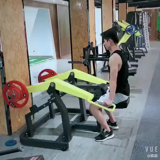 LZD Yimai Fitness Equipment Seated Incline Chest Press Trainer Gym ...