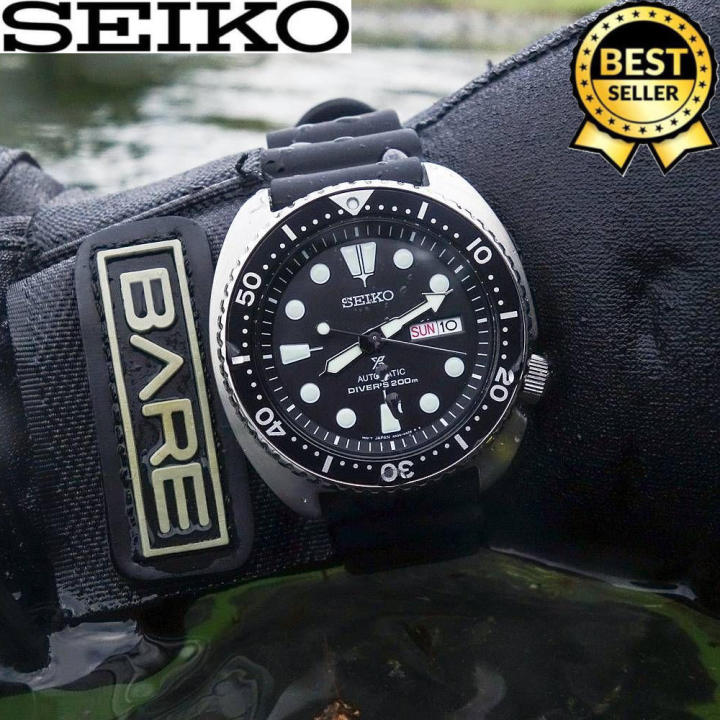 Seiko Diver's Automatic Hand Movement AI Day & date 21 Jewels Black ...