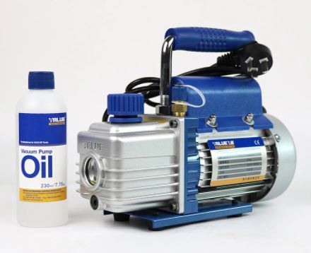 Vacuum Pump Value VE-260 3/4HP 7 cfm 2 stage Mini Portable Air Vacuum ...