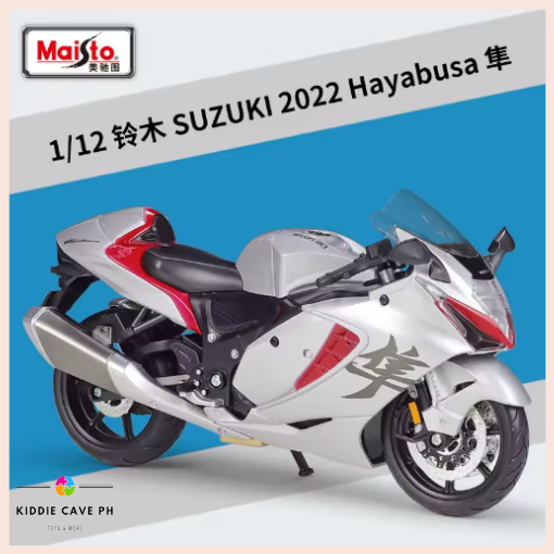 Suzuki Hayabusa Motorcycle Die-Cast Toy 1/12 1:12 Scale Model ...