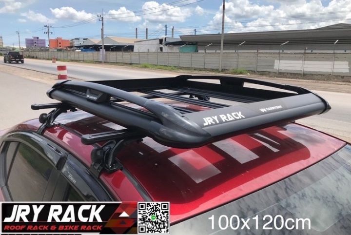 ชุดแร็คแครี่บอย รุ่น CB550N 100x120cm +พร้อมชุดคานแร็คจับรถเก๋ง JRY Rack แร็คหลังคา แครี่บอย ...