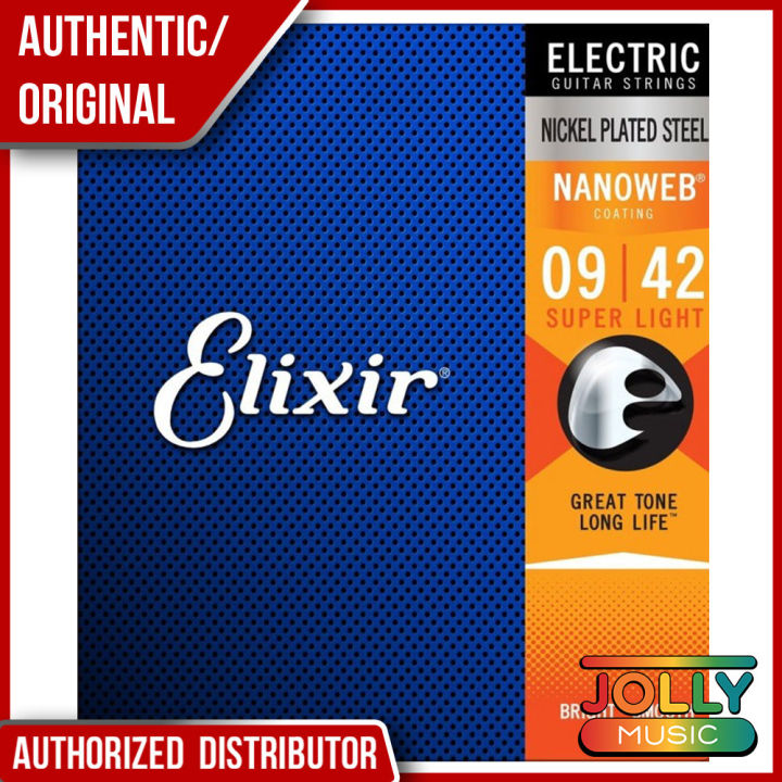 Elixir Electric Nickel Plated Steel Electric Guitar Strings with ...