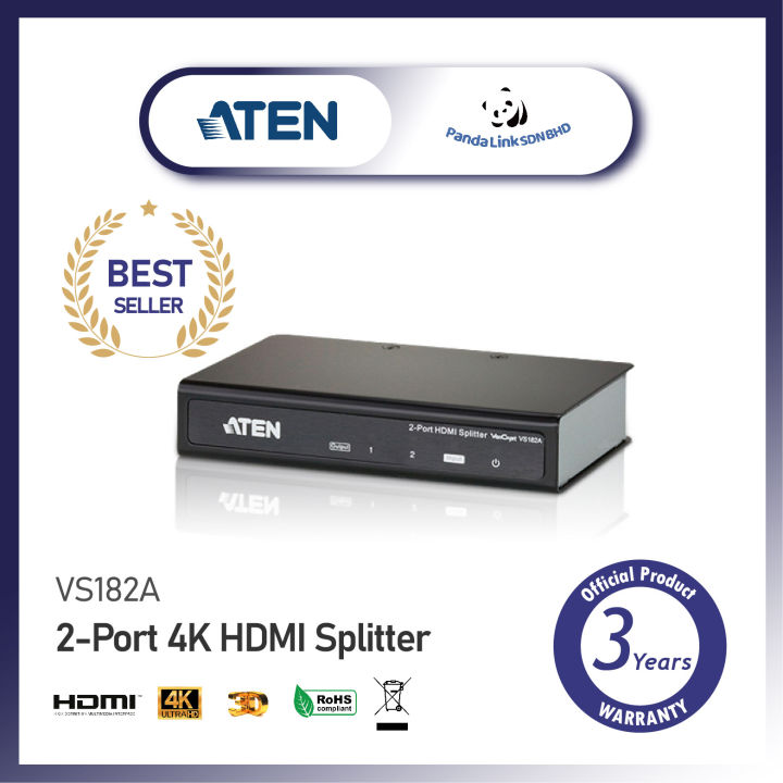 ATEN VS182A 2-Port 4K HDMI Splitter | Lazada